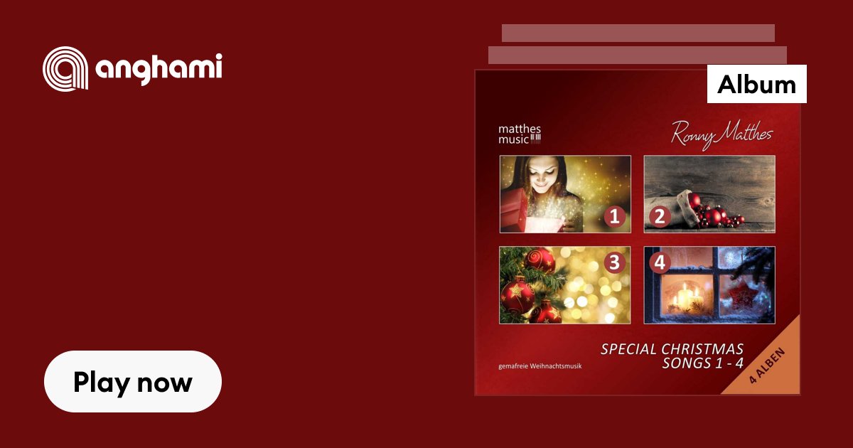 Special Christmas Songs, Vol. 1 - 4, Gemafreie Weihnachtsmusik (Die ...